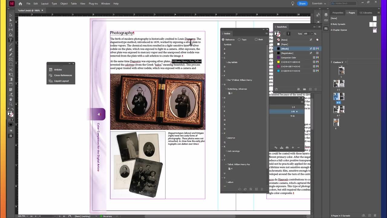 InDesign 2024 Ch8 stage 3a - YouTube