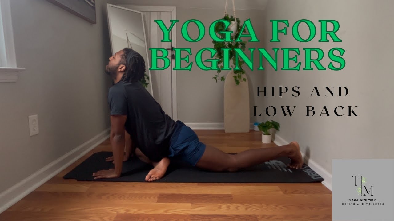 Yin Yoga for beginners, Low back and Hips - YouTube