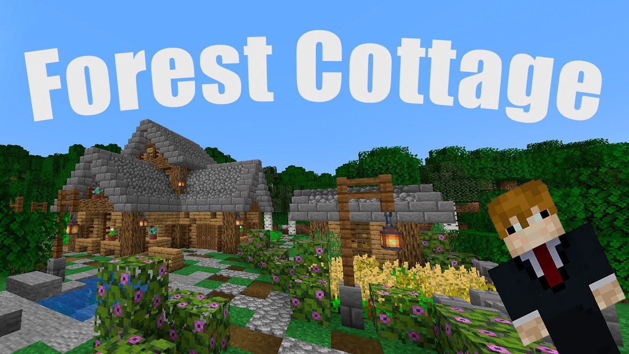 Minecraft Forest Cottage | Tutorial | Beginner Friendly - YouTube