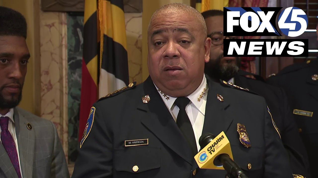 FULL PRESSER: Baltimore Police Commissioner Michael Harrison stepping ...