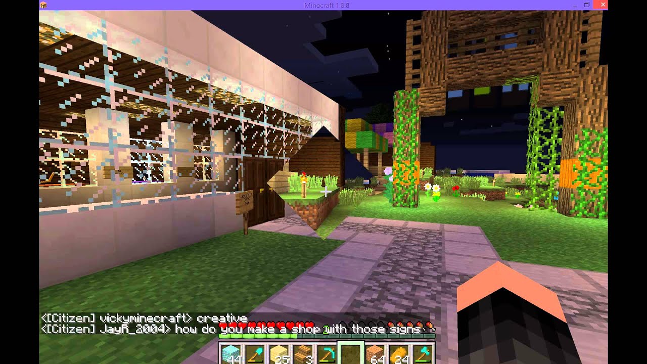 Ashleypeach's Town- Towncraft Minecraft Server - YouTube