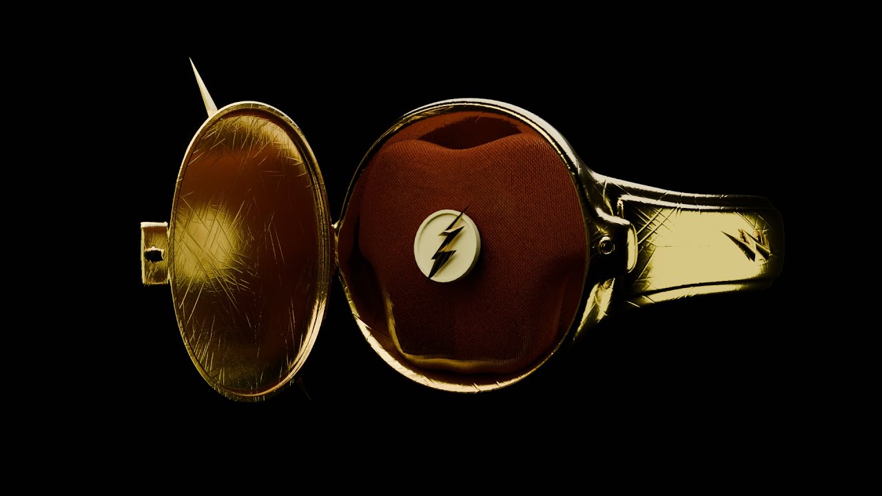 The Flash / ReverseFlash Suit Ring 3D model Time-lapse - YouTube