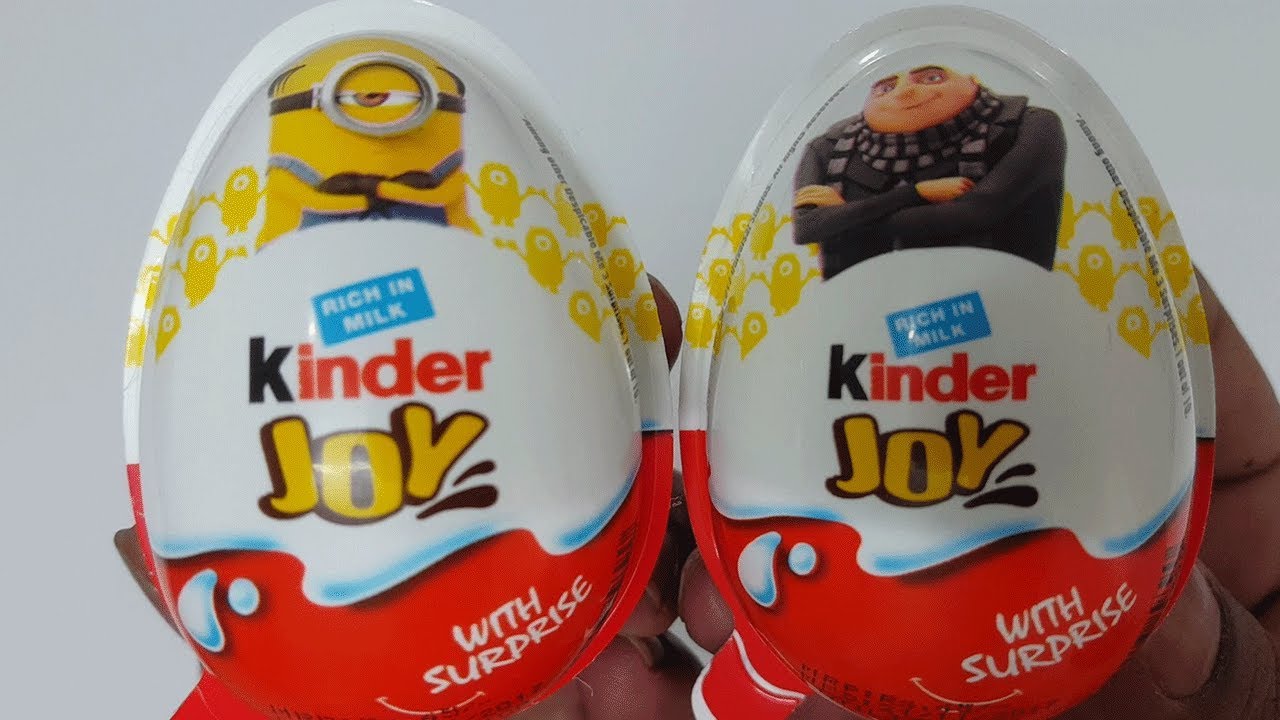 New 2018 Despicable Me 3 Kinder Joy & Minions Kinder Surprise Eggs ...