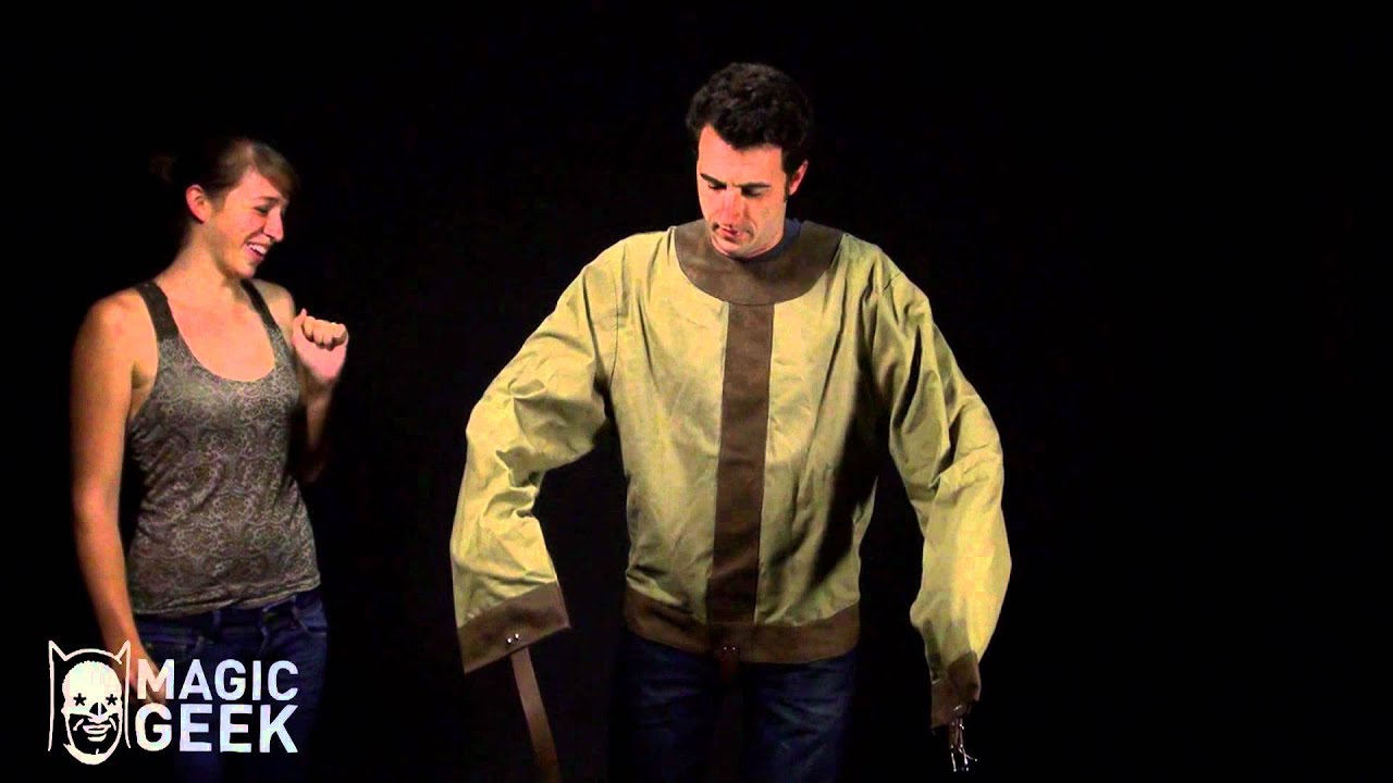 Straitjacket Escape (Leather Straps) - YouTube