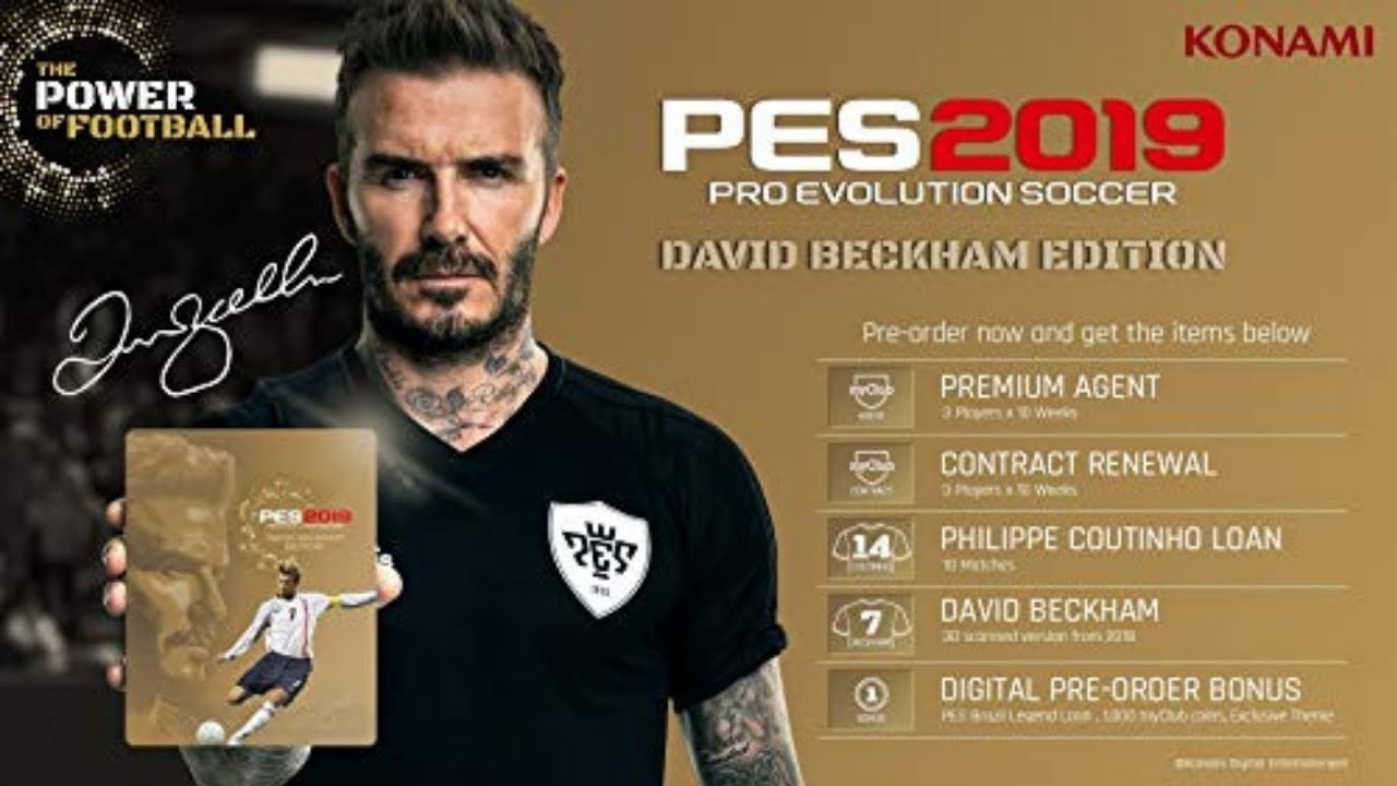 Unboxing PES 2019 PS4 "David Beckham Edition" - YouTube