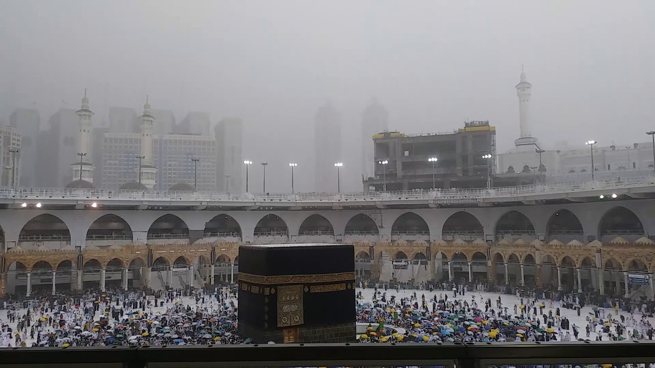 Rain in Makkah - YouTube
