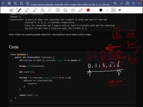 贾考博 LeetCode 274. H-Index - YouTube