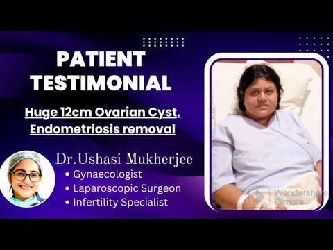 Huge 12cm endometriotic cyst removed successfully with Laparoscopic ...