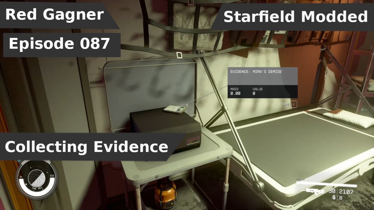 Modded Starfield, Episode 087, Collecting Evidence. Red Gagner ...