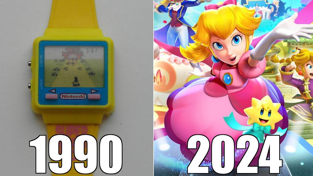 Evolution of Princess Peach Games [1990-2024] - YouTube