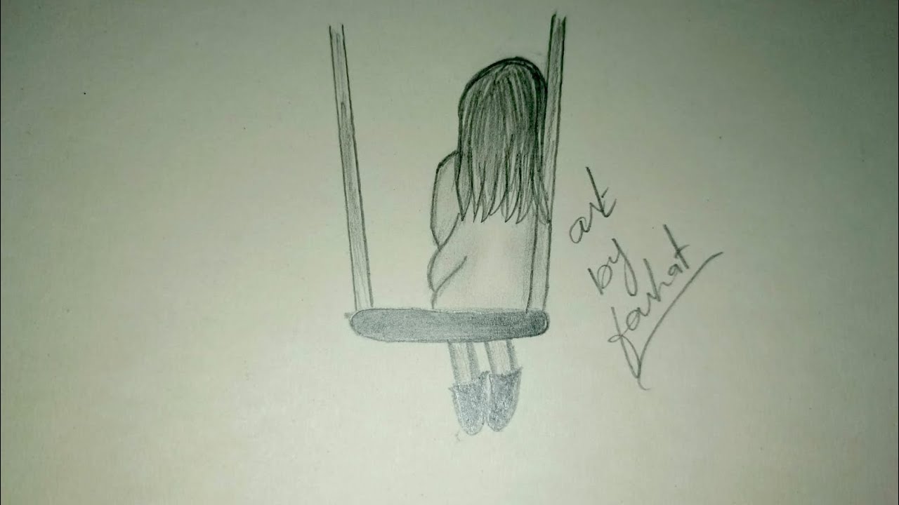 how to make a sketch draw and simple sketching drawing - YouTube