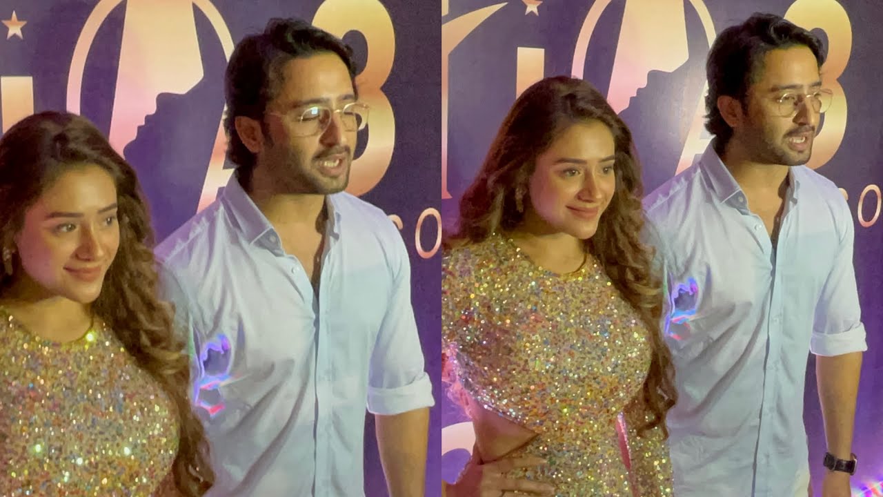 Shaheer Shaikh Heeba Nawab Arrive For An Iconic Awards 2022 - YouTube