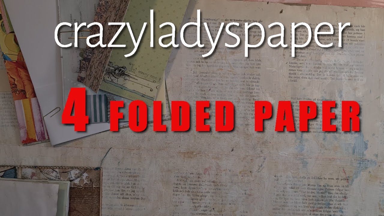 4 folded paper - YouTube