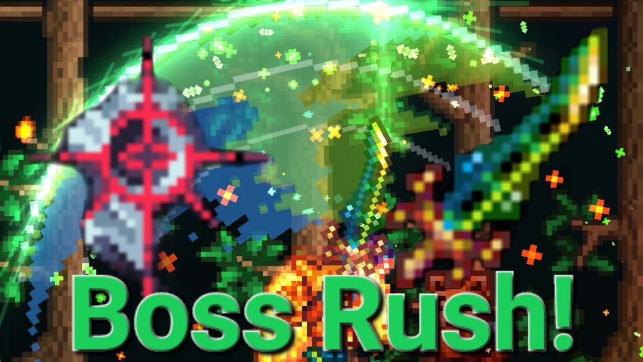 Terraria: Boss Rush vs Terra Blade! Vanilla Edition - YouTube