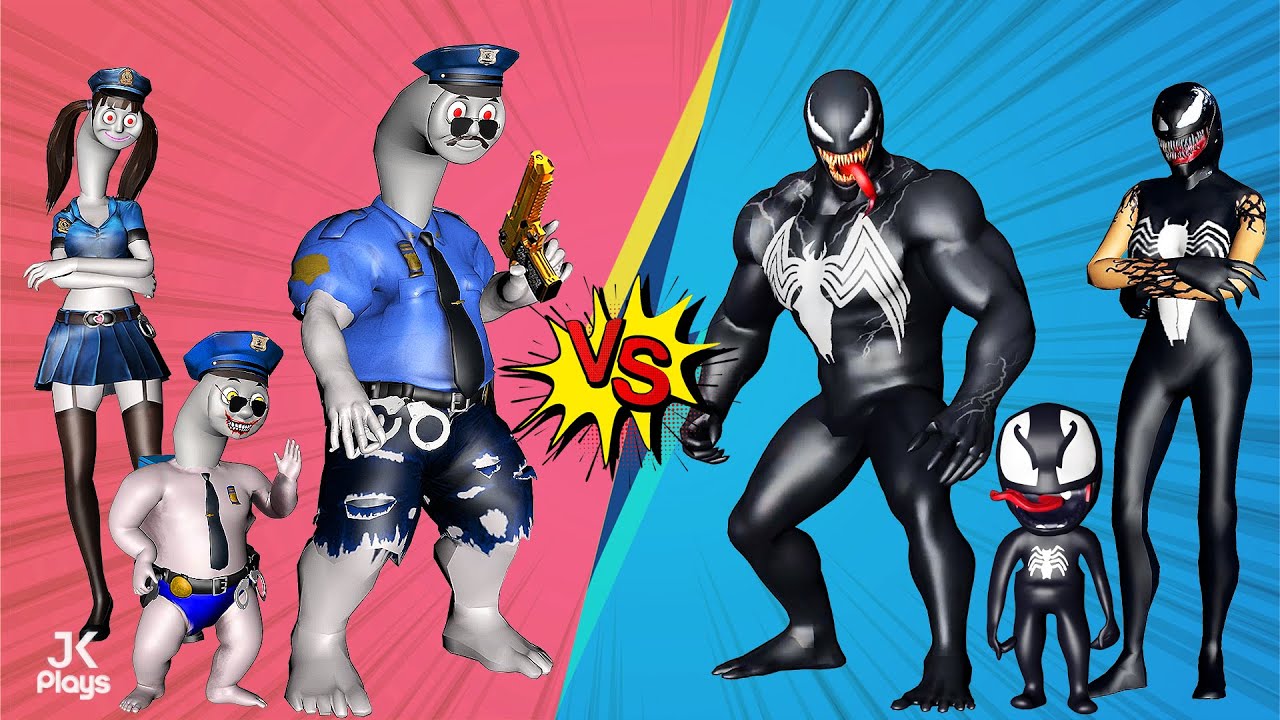 FAMILY VENOM VS FAMILY CURSED THOMAS POLICE - YouTube