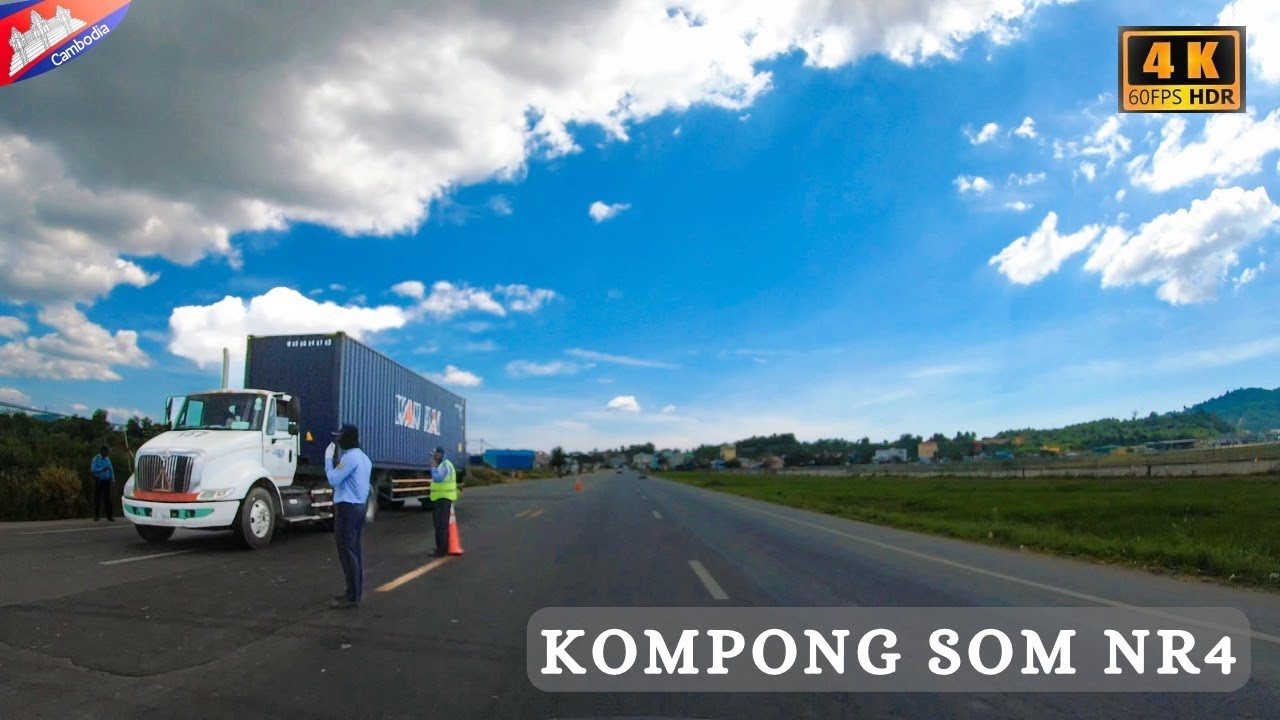 Driving Sihanoukville vs Prey Nob,The road repair and improvement of ...