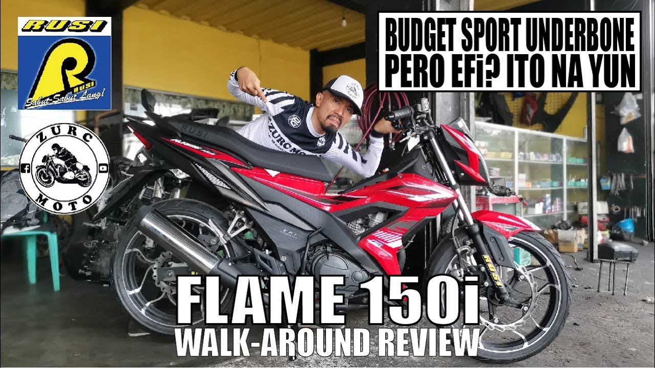 Rusi Flame 150i Walk-around Review - YouTube