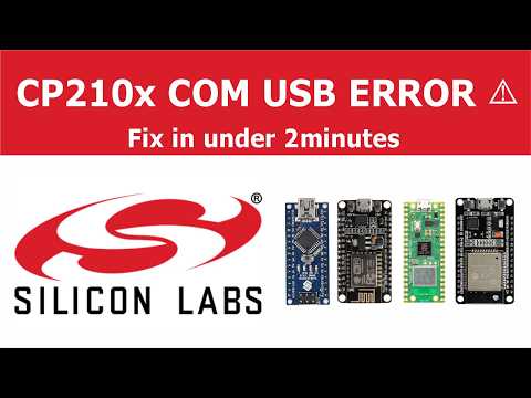 Installing CP210x Driver for ESP8266 or Arduino boards