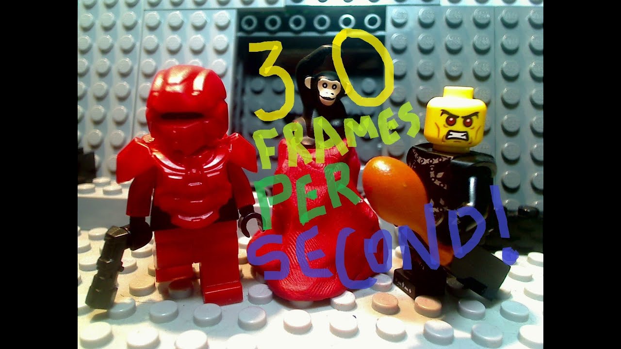LEGO food laboratory: a 30 frames per second video test - YouTube