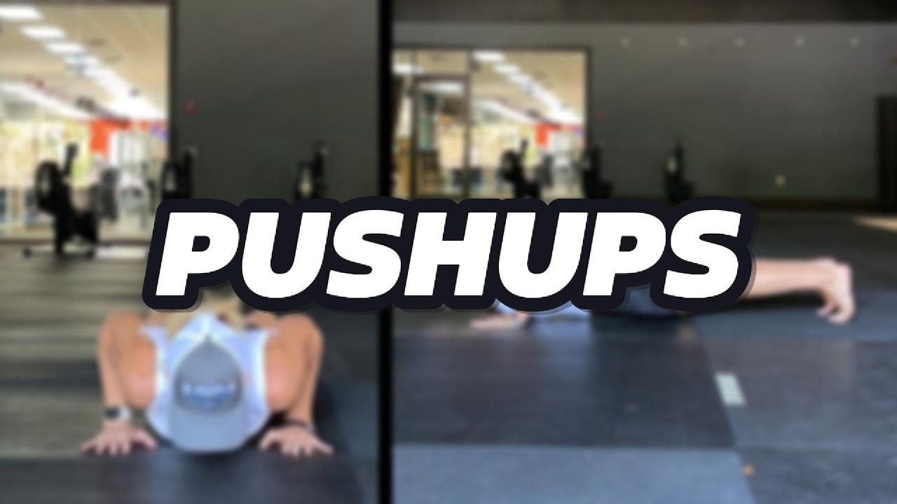 Pushups | Beginner No Equipment Chest Exercise - YouTube