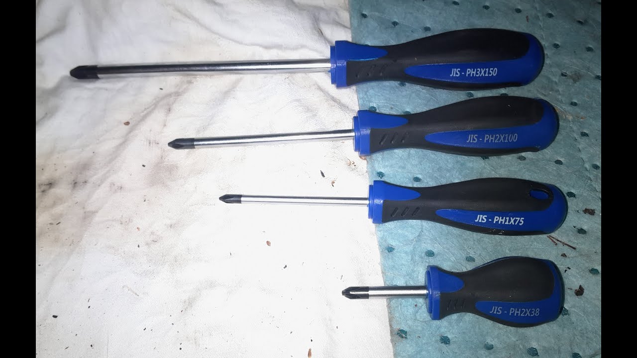 Japanese Phillips Head screws? - YouTube