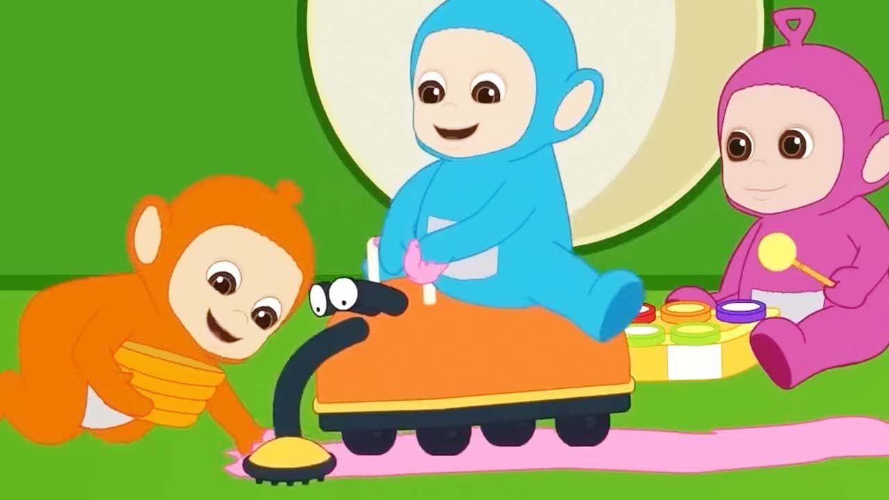 Racing Around On Noo-Noo! ★ Tiddlytubbies - YouTube