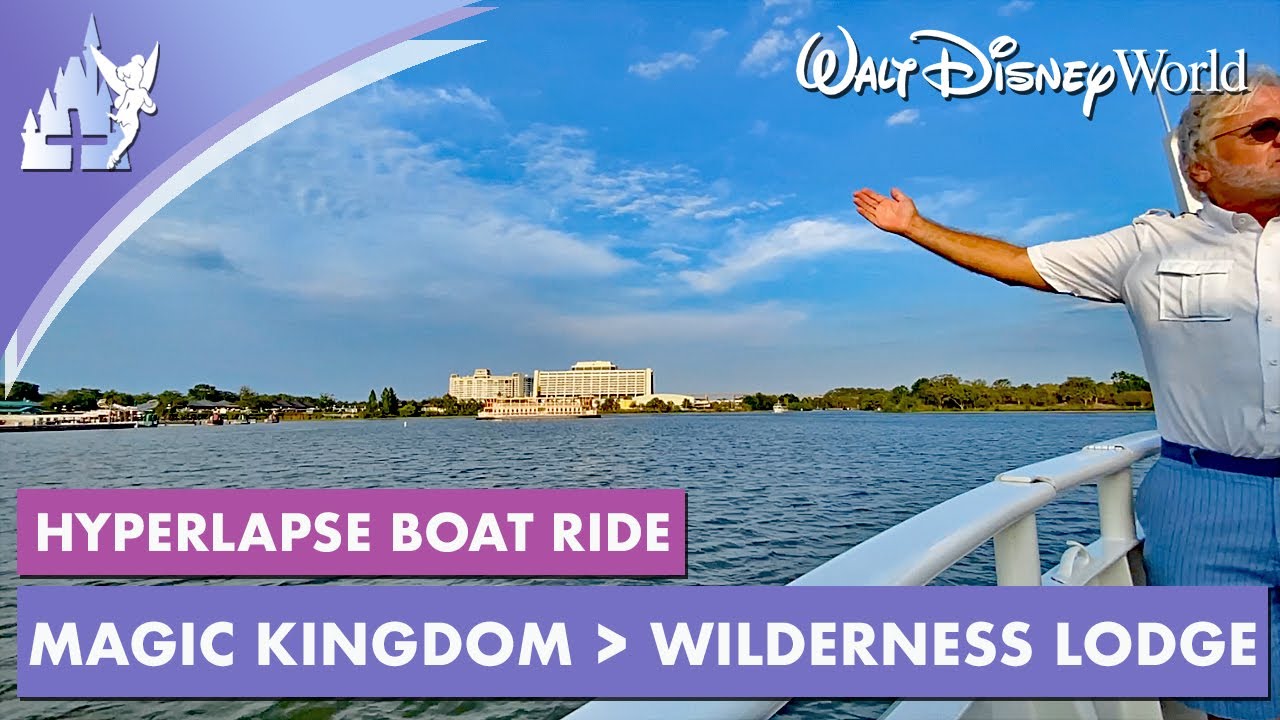 Hyperlapse Boat ride from Magic Kingdom to Wilderness Lodge at Walt ...