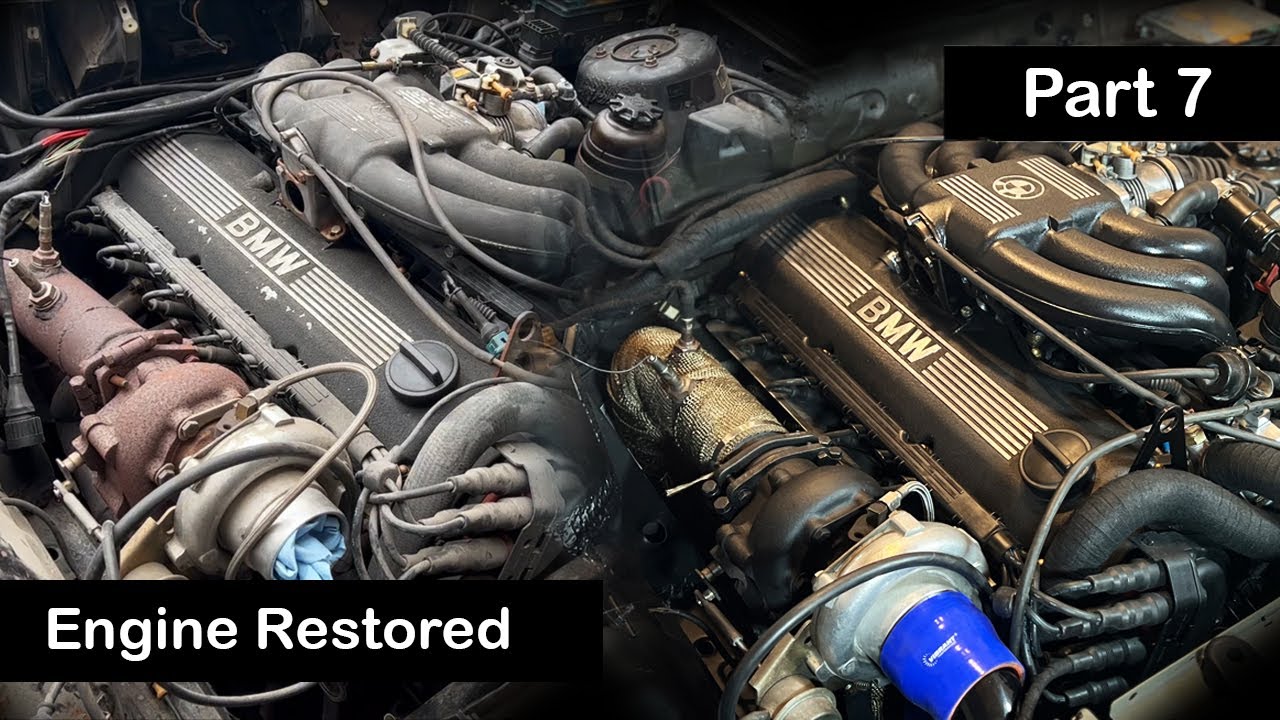 1990 BMW 325is Engine Bay Restoration and Head Gasket Replacement - YouTube