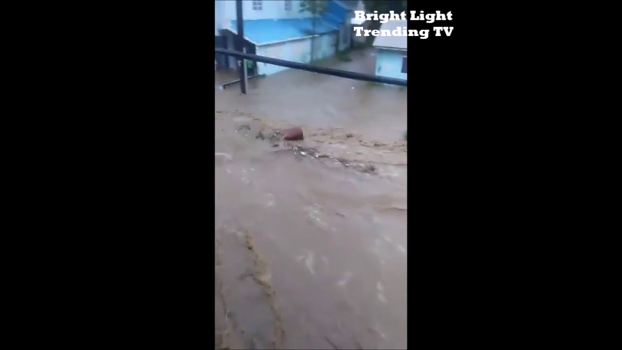 Flooding on the Caribbean Island of Grenada | Aug 1st 2018 - YouTube