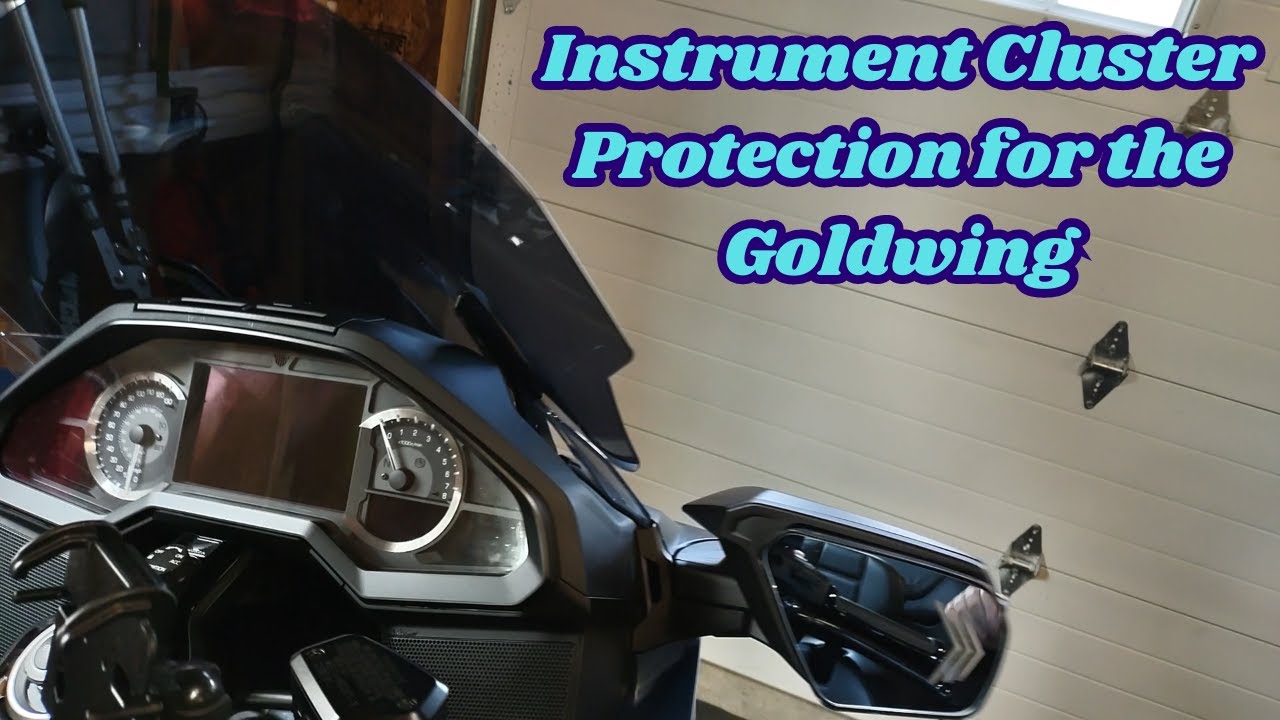 Instrument Cluster Protection for the Goldwing - YouTube