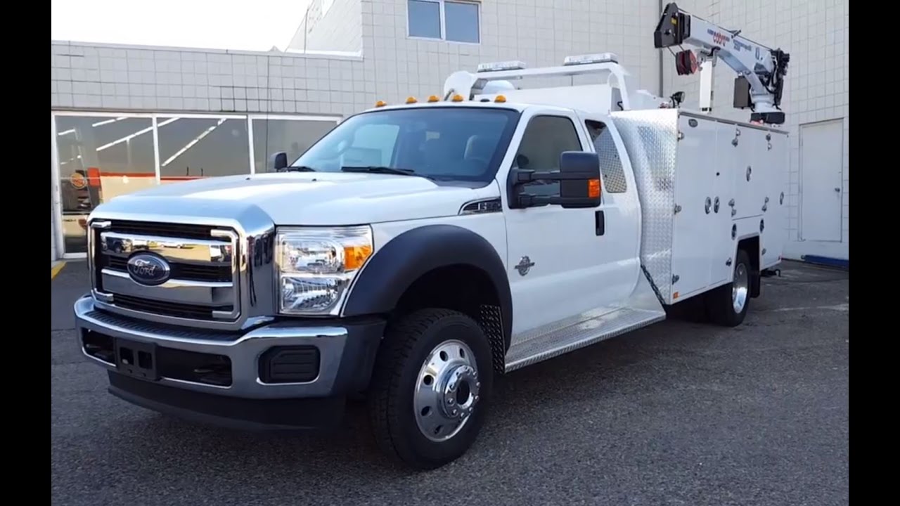 2016 Ford Super Duty F-550 4X4 SuperCab XLT with Brutus Service Body ...