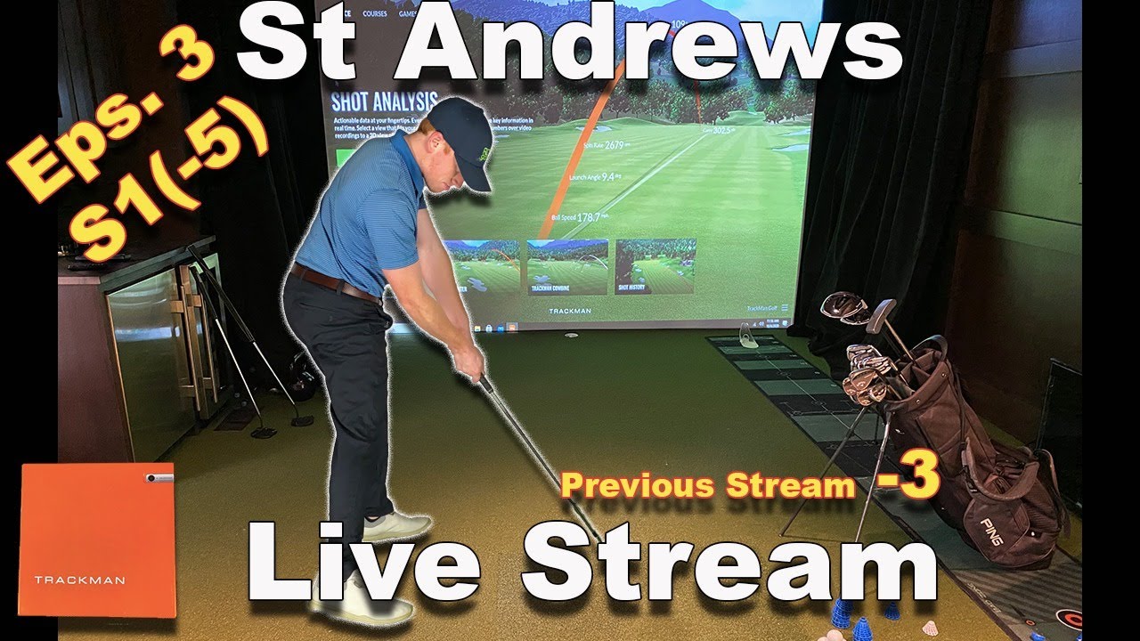 Trackman Golf Simulator Training S1 Eps3 (ST ANDREWS)10/15/20 - YouTube
