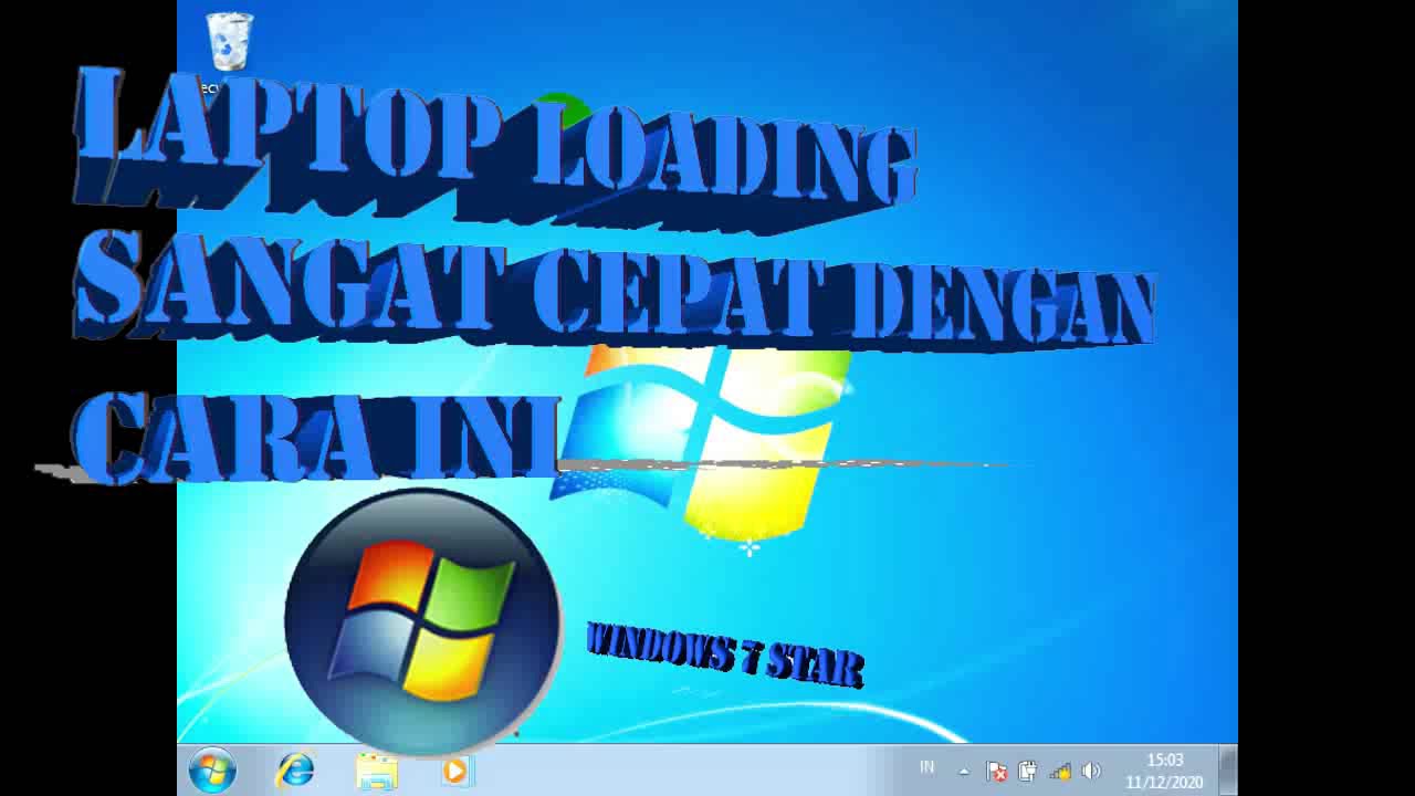 Windows 7 Loading Sangat Cepat | Dengan Settingan Seperti Ini - YouTube