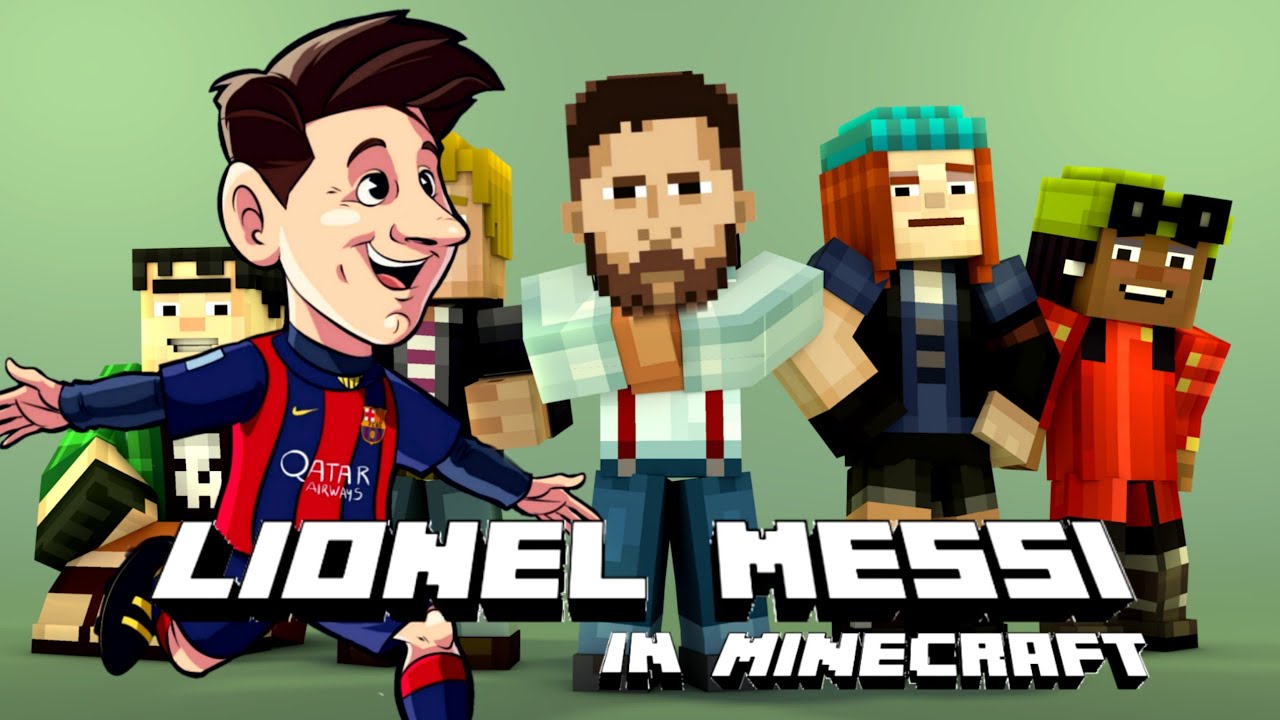 Messi In Minecraft By DrSoLoQ Family⚙️ - YouTube