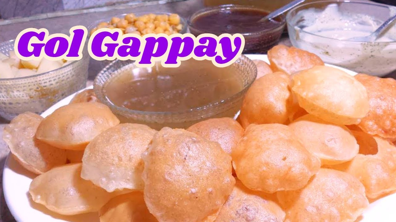 Gol Gappay Recipe_Karachi food street Gol Gappa recipe_pani puri recipe ...