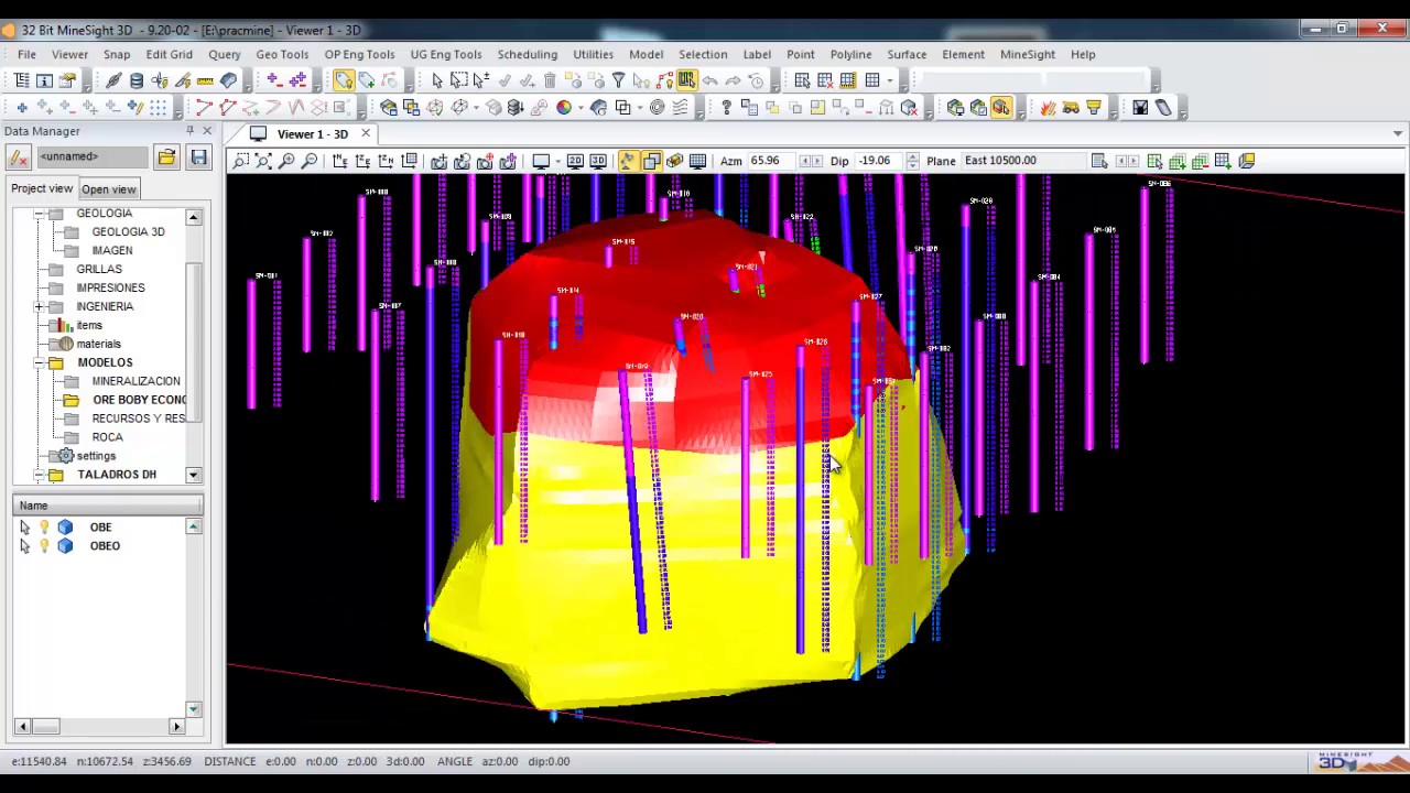 ACTUALIZACIÓN DEL CURSO DE MODELAMIENTO EN MINESIGHT 9.2 - YouTube