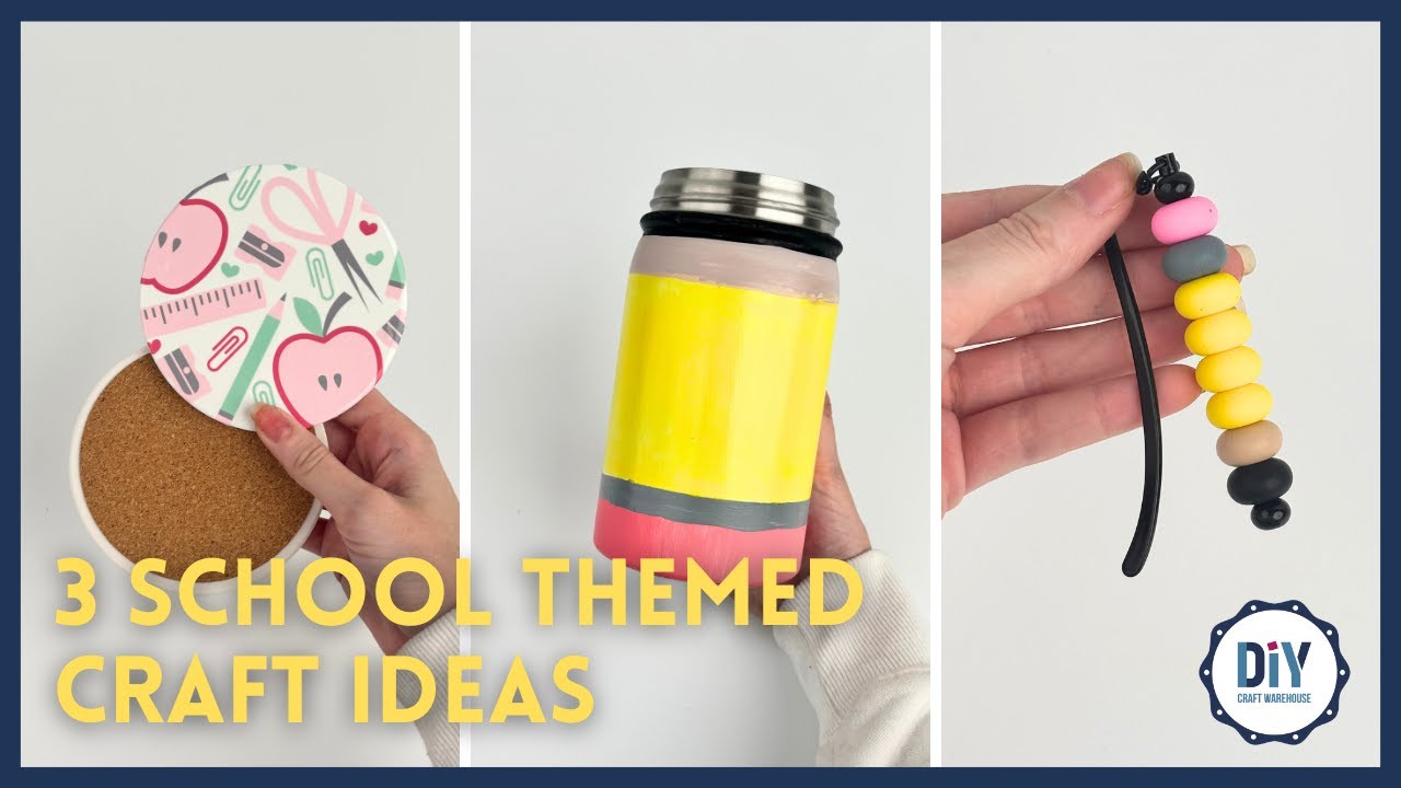 3 School Themed Craft Ideas | Craft Ideas for Back-to-School - YouTube