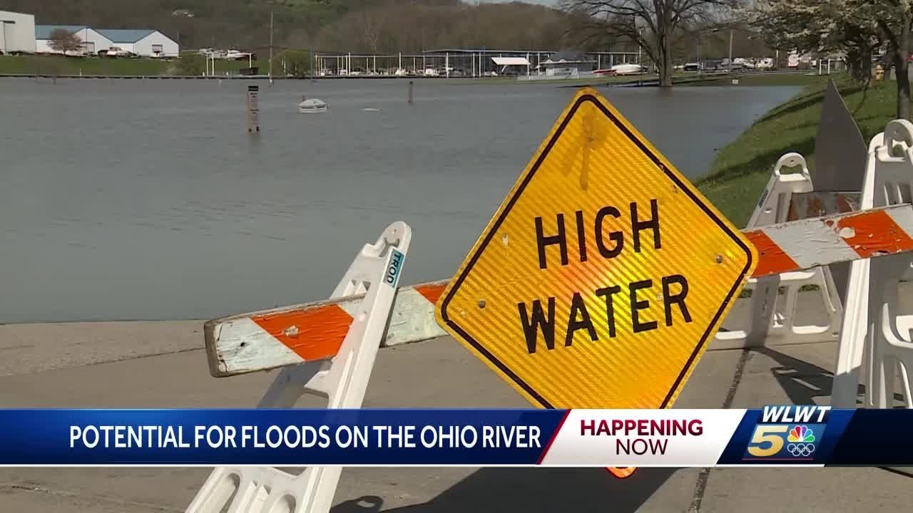 Residents along Ohio River preparing after cresting above flood stage ...