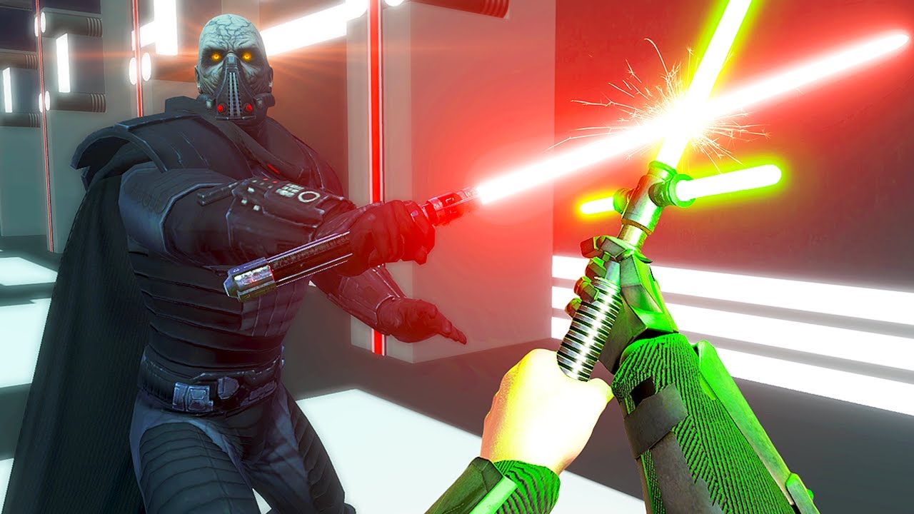 JEDI Takes on Powerful Sith Lord - Blade and Sorcery VR Mods - YouTube