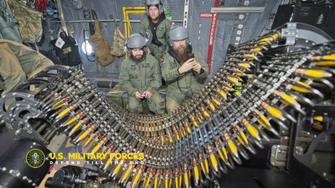 U.S. Military Forces - Intense Action Inside The AC-130 Gunship - YouTube