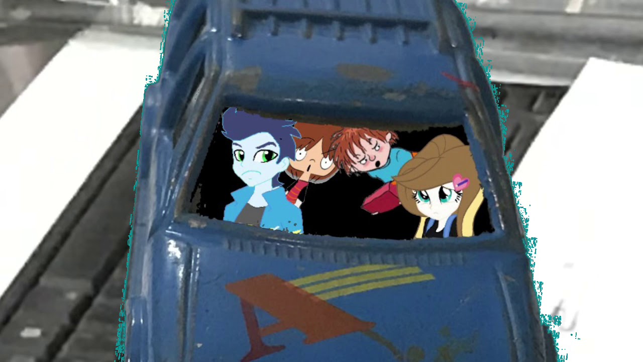 Mlp eg crossover car crash animation / stop motion - YouTube