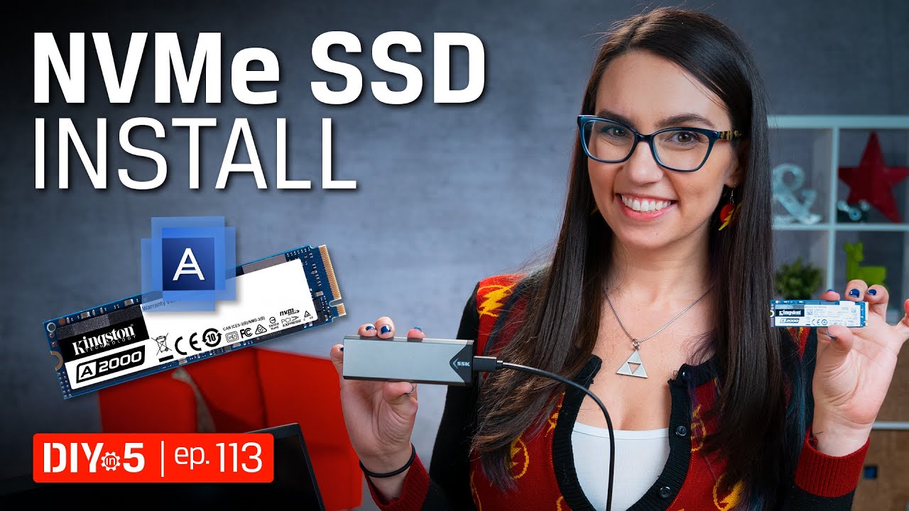 How to Install an NVMe SSD In a Laptop – DIY in 5 Ep 113 - YouTube