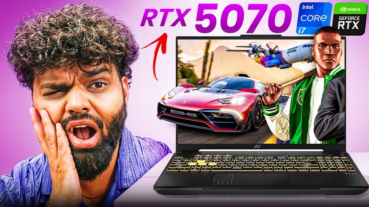 I Used the Fastest Gaming Laptop RTX 5070 + Intel i7 – ASUS TUF Gaming ...