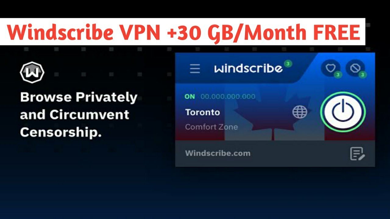 Windscribe VPN +30 GB/Month FREE | iwasthere44 - YouTube