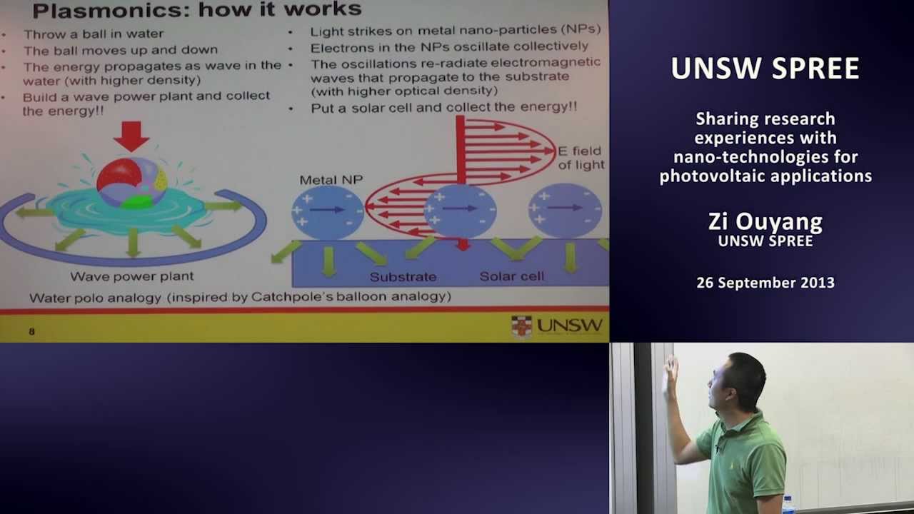 UNSW SPREE 201309-26 Zi Ouyang - Nano technologies for photovoltaic ...