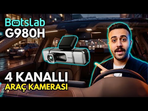 UYGUN FİYATIYLA 4 KANALLI SONY SENSÖRLÜ 4K ARAÇ KAMERASI - BOTSLAB G980H