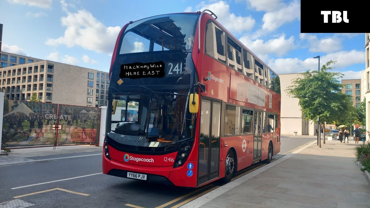 FRV on the London Bus route 241 from Silvertown/Royal Wharf to Hackney ...