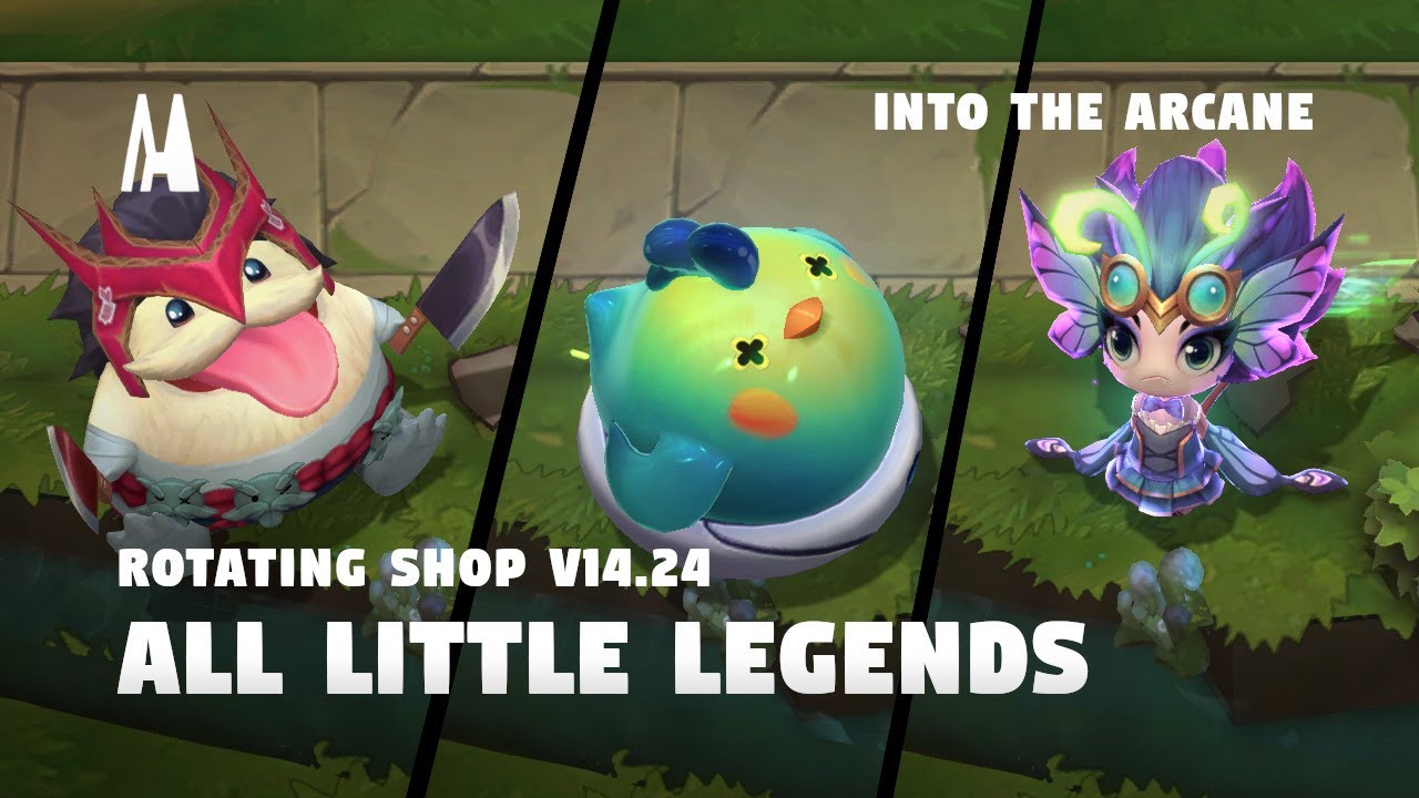 ALL LITTLE LEGENDS - ROTATING SHOP V14.24 | TFT SET 13 - YouTube