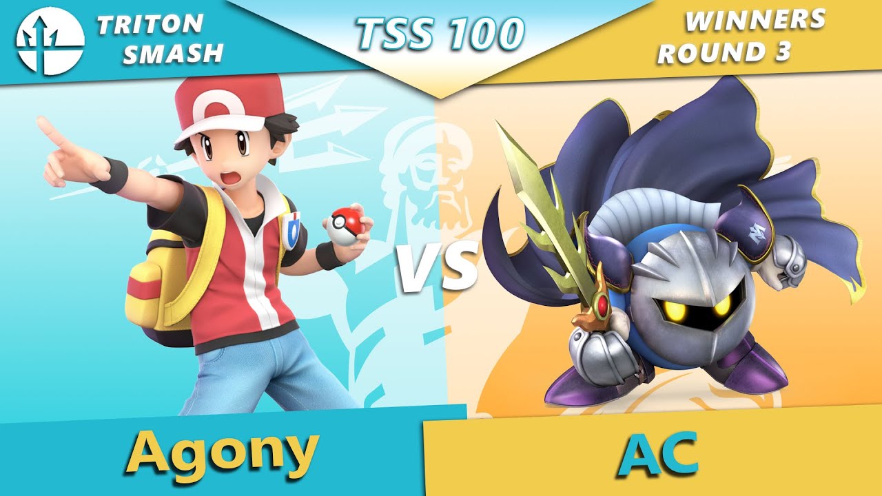 TSS 100 - Agony (Pokemon Trainer) vs AC (Meta Knight) - WR3 - SSBU ...