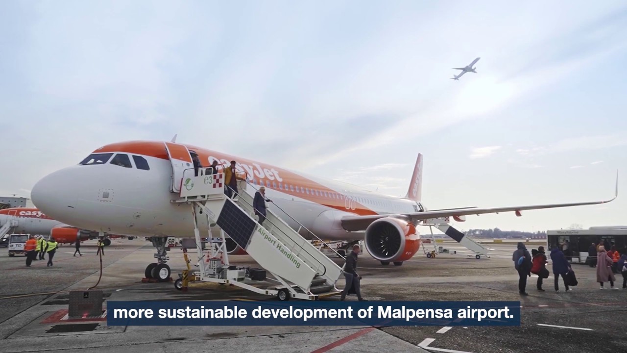 easyJet's new Airbus A321neo at Malpensa - YouTube